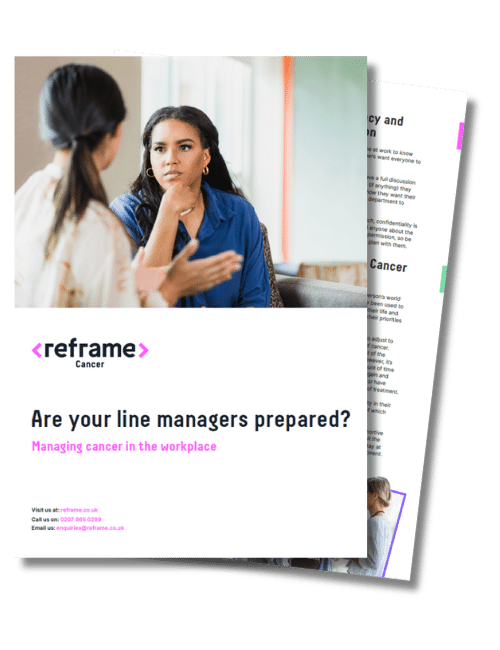Are your line managers prepared? | Free guide to help them support employees through cancer